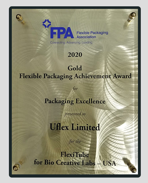 UFlex Packaging Industry - Awards and Achievements | Hall of Frame