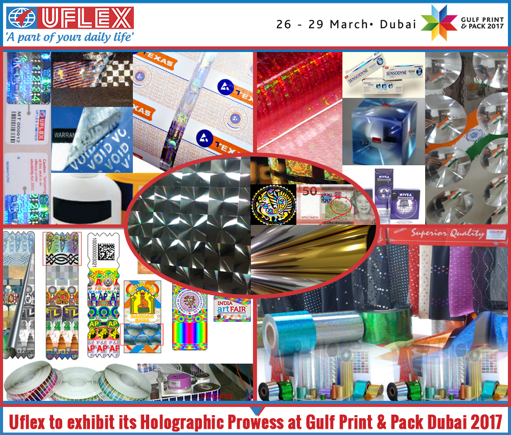 Uflex to exhibit its Holographic Prowess at Gulf Print & Pack Dubai ...